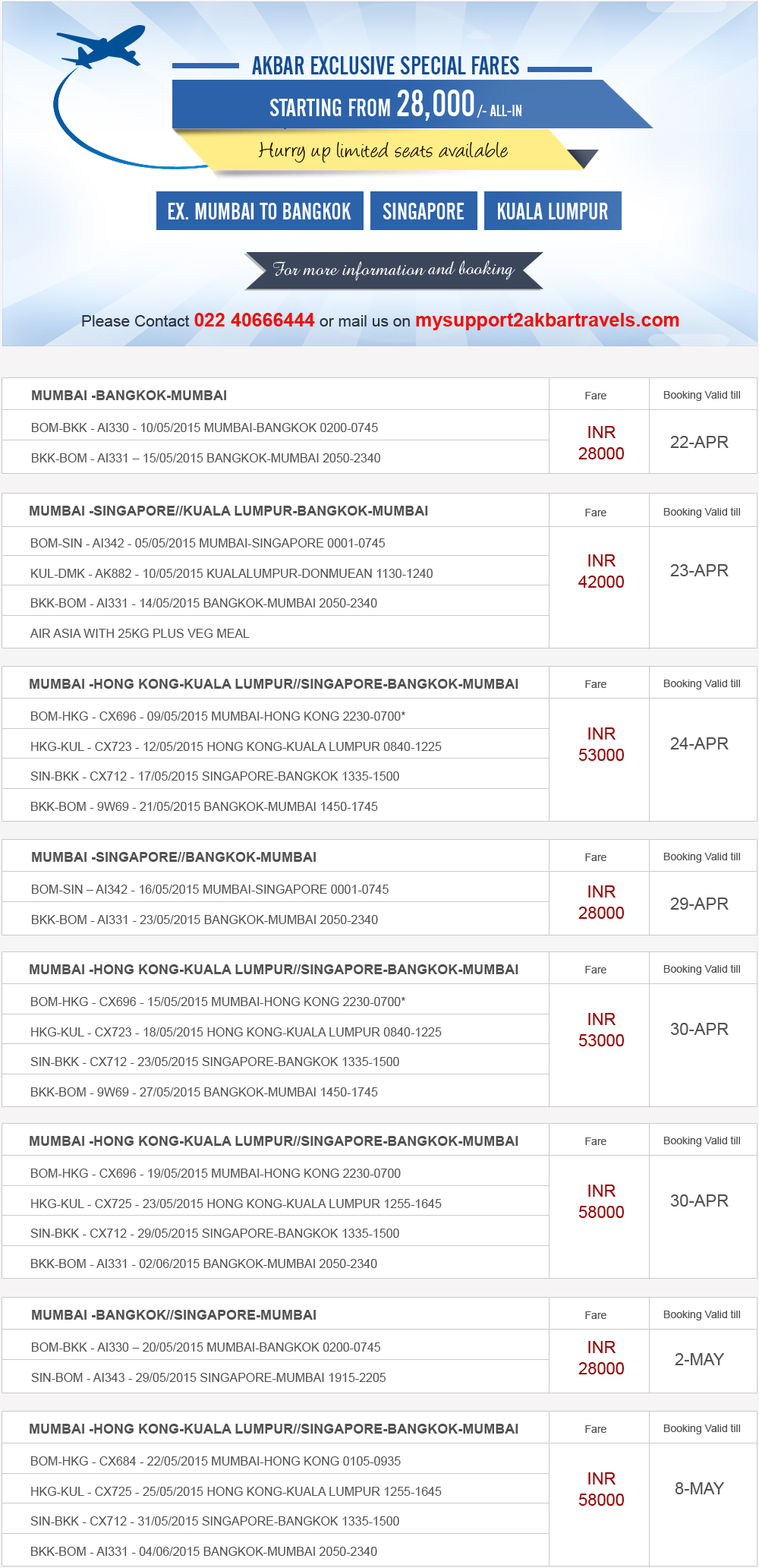 Flights, Hotels & Holiday Offers for September 2025