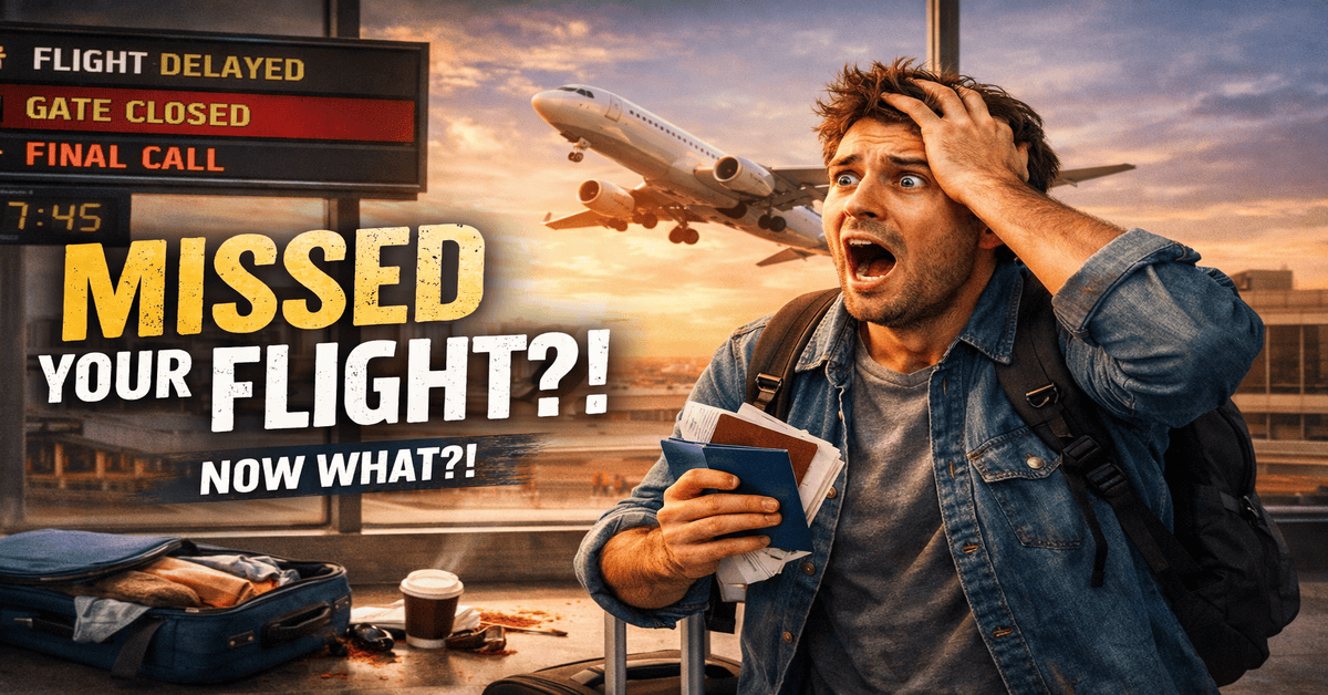 What Happens If You Miss Your Flight?